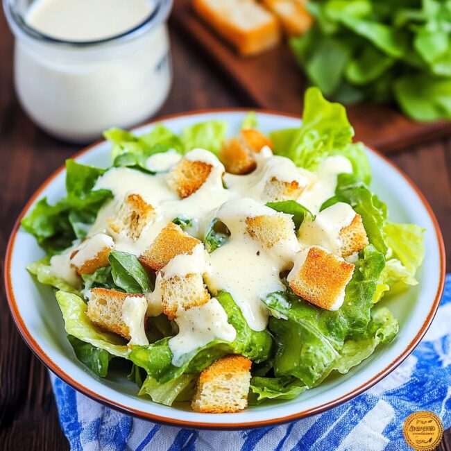 Zesty Homemade Caesar Salad Dressing Recipe That Wows Everyone - Pro of ...