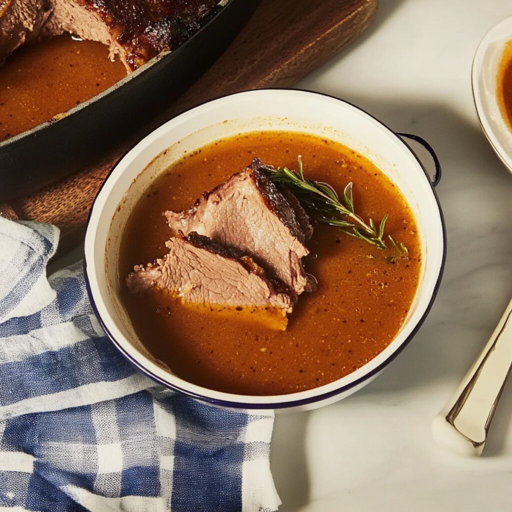 Savory Homemade Beef Au Jus Recipe for Juicy Sandwich Magic - Pro of Delicious Creations