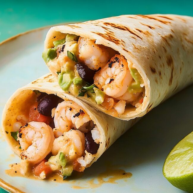 Zesty Old Bay Shrimp Burritos Recipe: Coastal Flavor Wrap-Up - Pro of ...