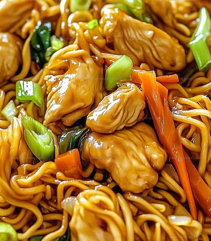 Sizzling Chicken Chow Mein with the Best Chow Mein Sauce Recipe - Pro of Delicious Creations