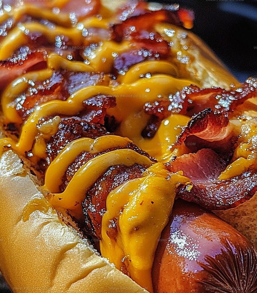 Smoky BBQ Bacon-Wrapped Cheddar Hot Dog Delights Recipe - Pro of ...