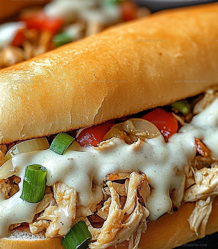 Juicy Slow Cooker Chicken Philly Sandwiches Recipe For Dinner - Pro of ...