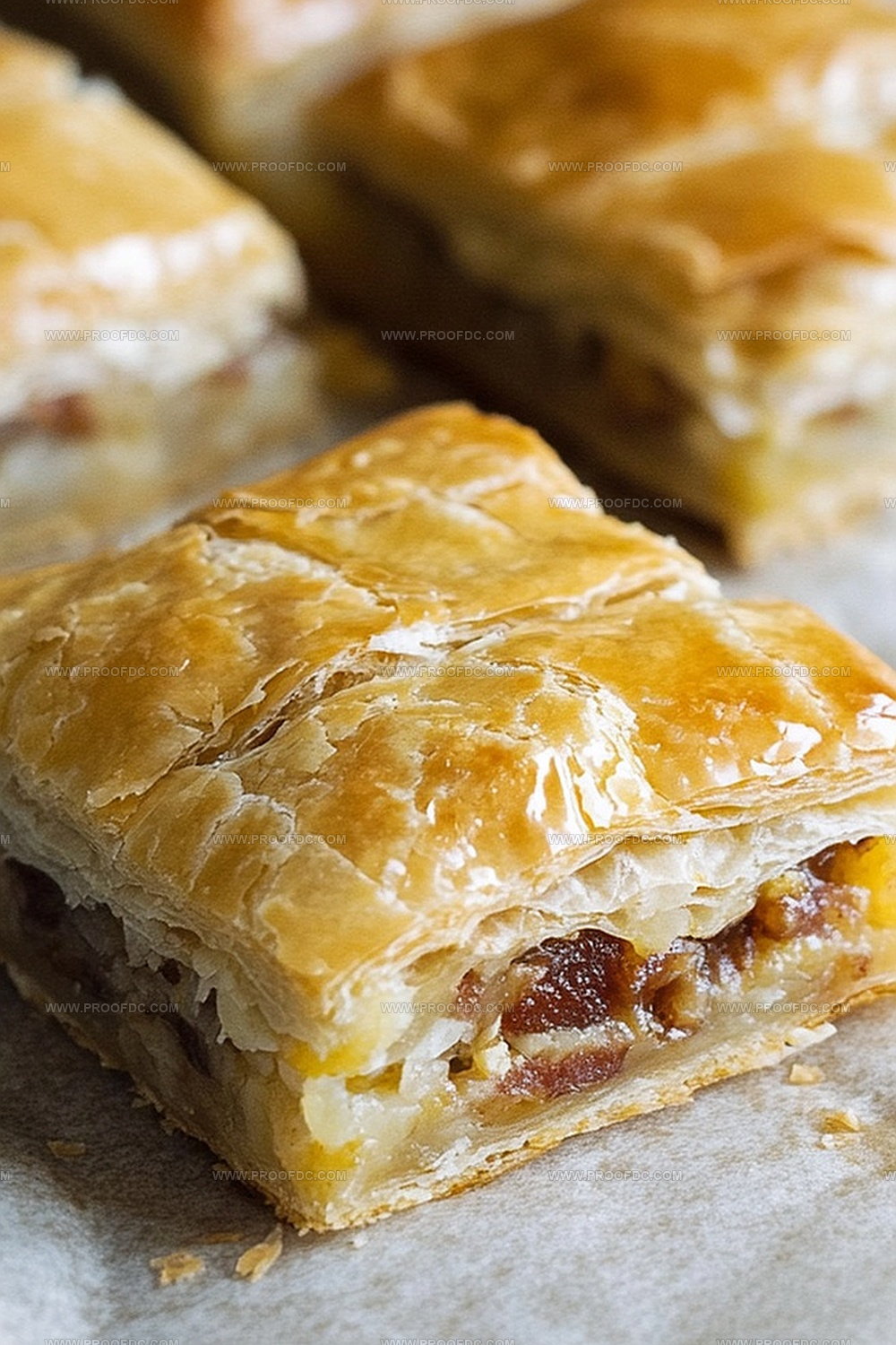Irresistible Breakfast Stuffed Puff Pastry Bars Recipe for Busy ...