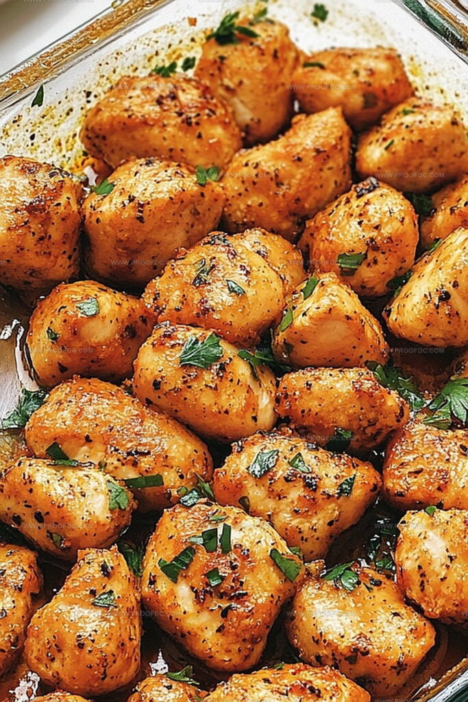 Crispy Golden Oven Baked Chicken Bites Recipe - A Family Favorite - Pro ...