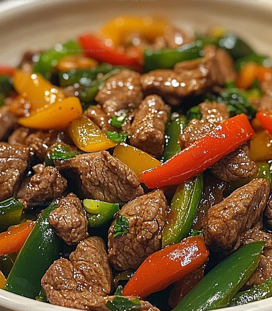 Zesty Beef Stir-Fry with Bell Peppers Recipe for Dinner Joy - Pro of ...