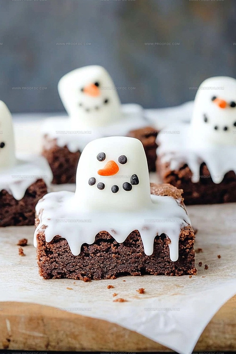 Adorable Melted Snowman Brownies Recipe for Winter Fun - Pro of ...